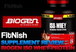 Biogen ISO Whey Protein Review | FitNish.com